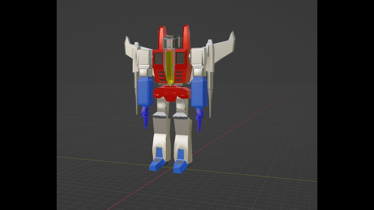 How to 3d model Starscream in Blender - 【Timelapse】 - YouTube
