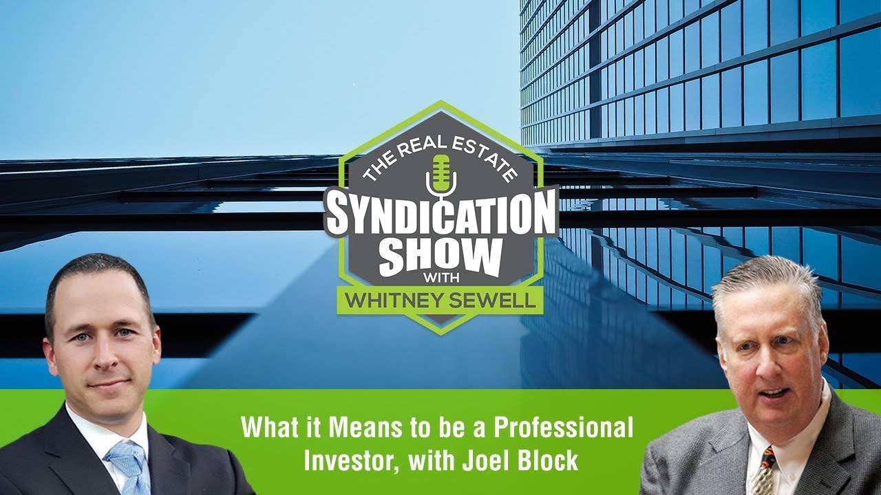 What it Means to be a Professional Investor, with Joel Block - YouTube
