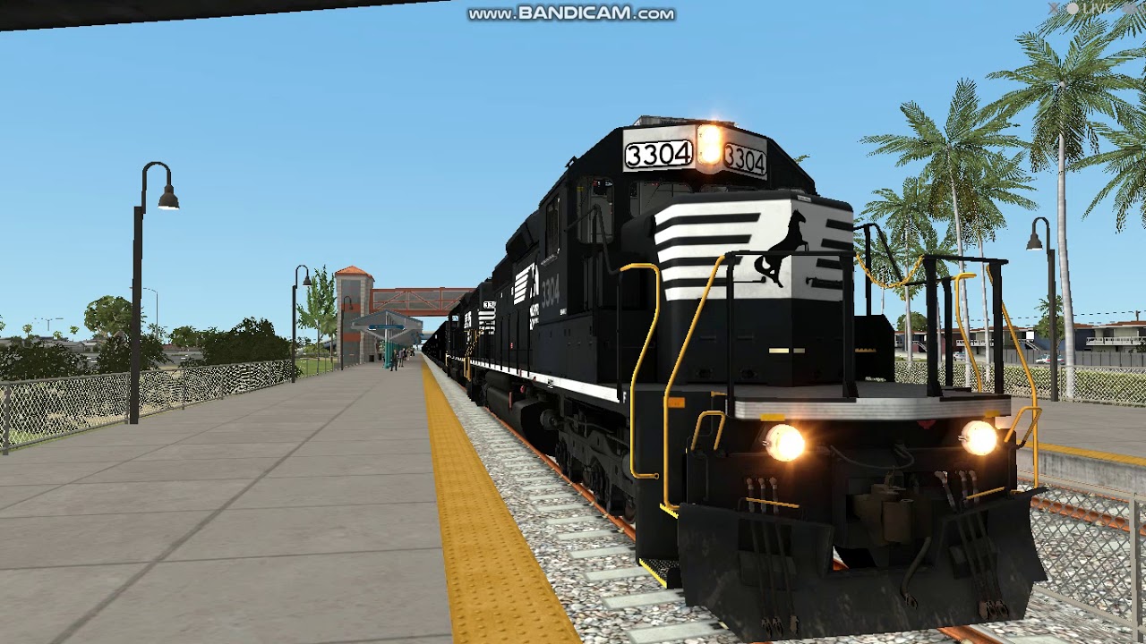 Startup of the JR Searchlight Simulations SD40-2 Norfolk Southern - YouTube