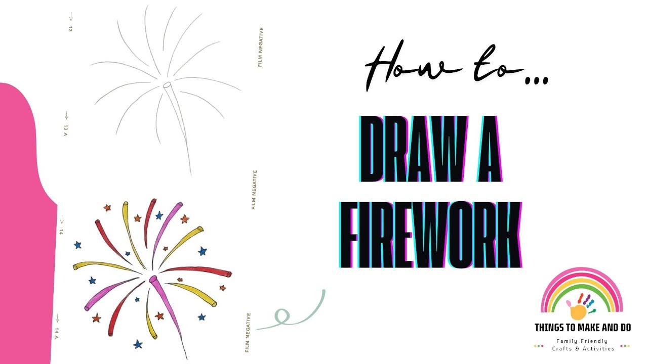 How To Draw A Firework - YouTube