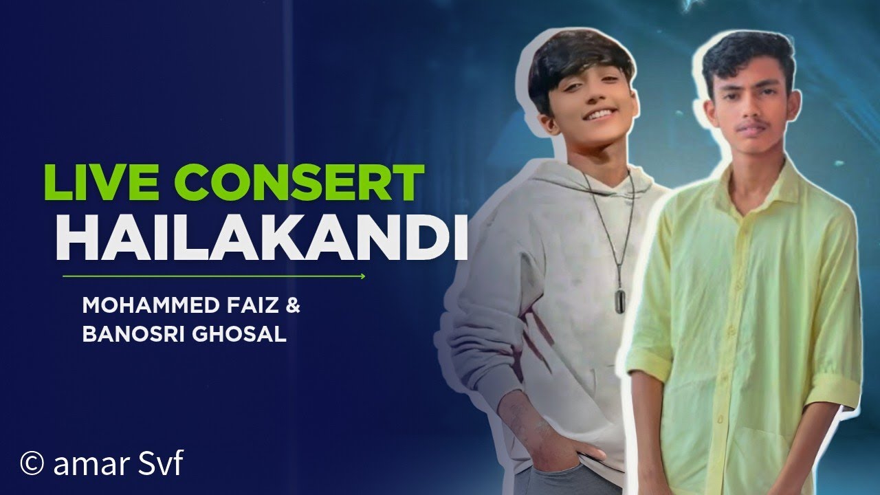 Mohammed faiz live consert hailakandi / Mohammed faiz Bollywood singer🥰 ...