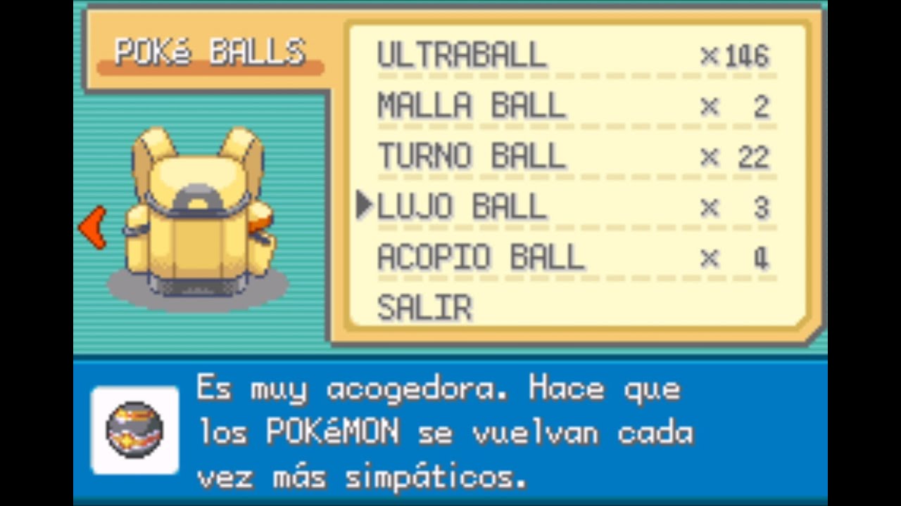 Cómo conseguir la lujo ball en pokemon rojo fuego y verde hoja|rocoso ...