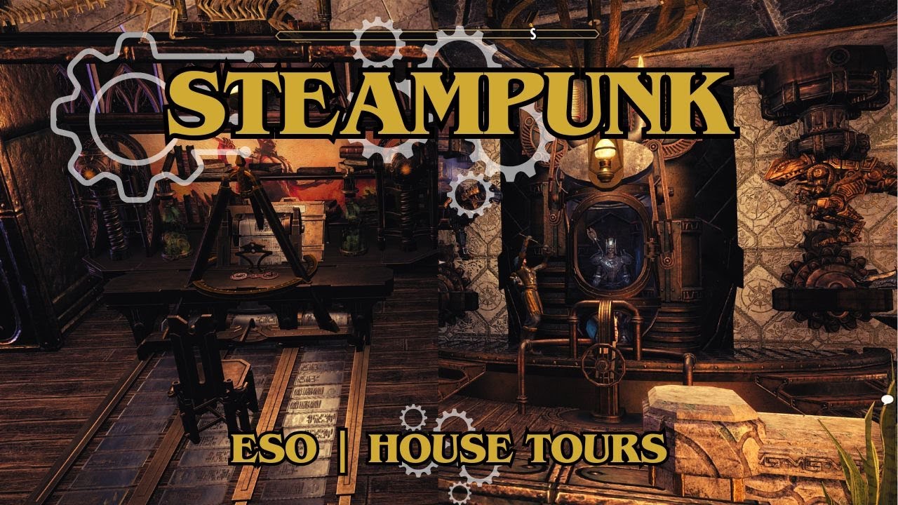 STEAMPUNK-INSPIRED HOUSE (ESO House Tours | Steampunk | Stone Eagle ...