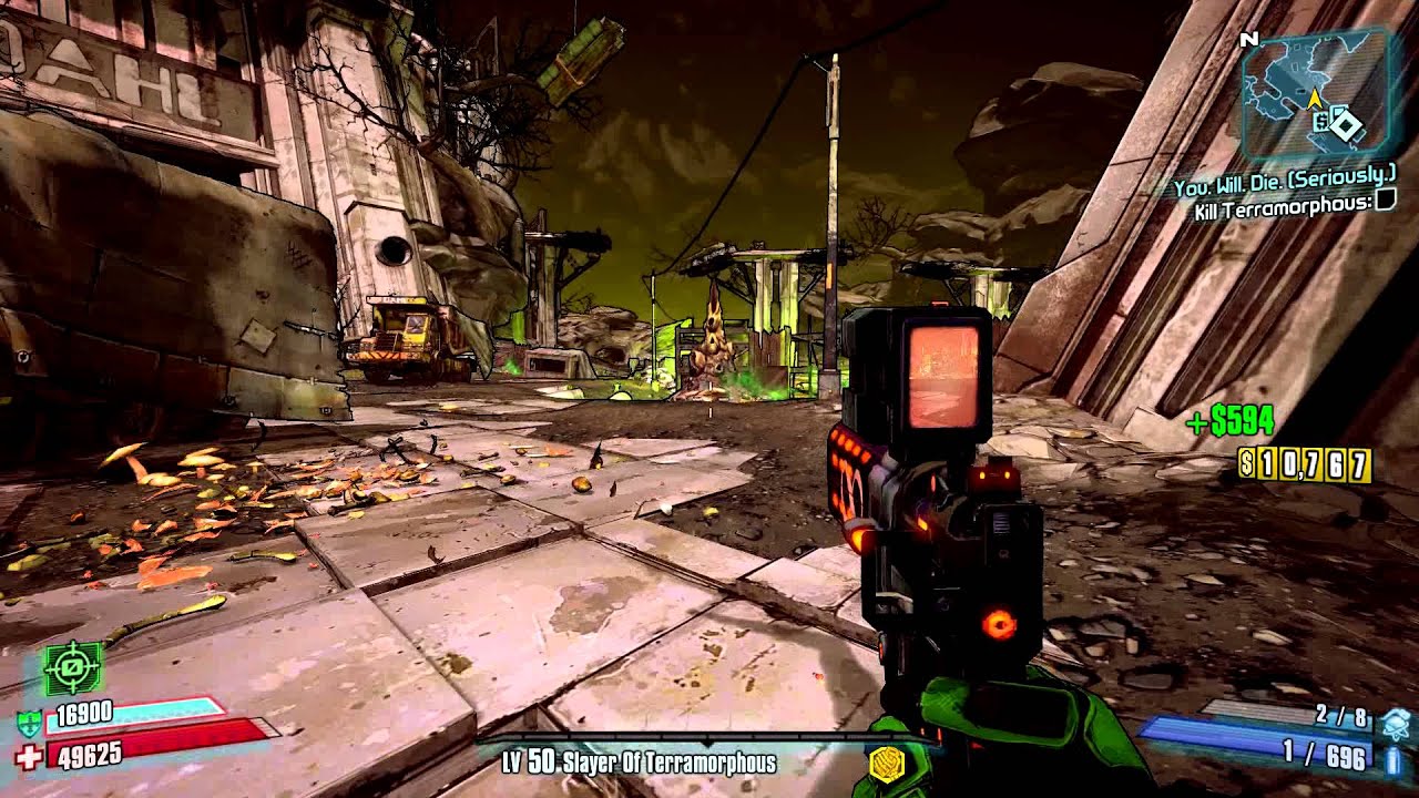 Borderlands 2 PhysX Cloth & Debris High - YouTube