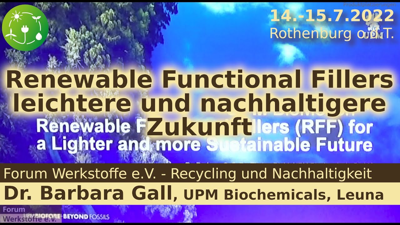 Renewable Functional Fillers (#RFF) für eine leichtere und ...
