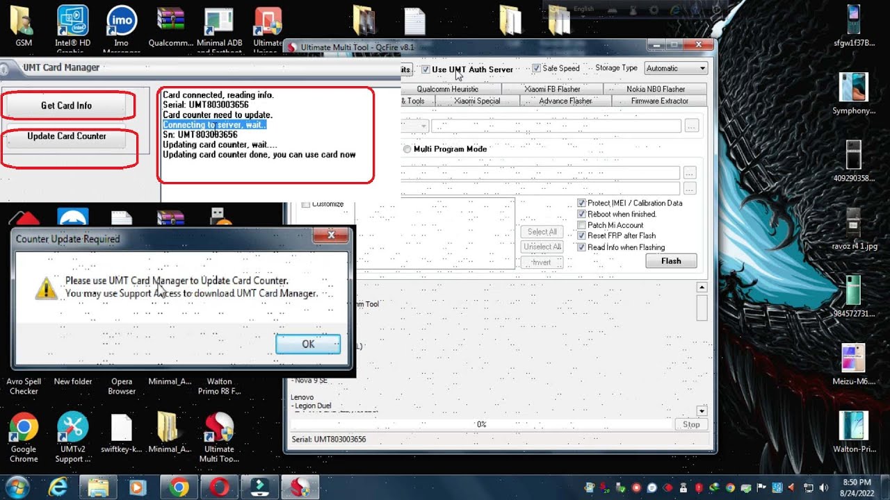 UMT Dongle Card Update Problem Fix | Please use UMT Card Manager to ...