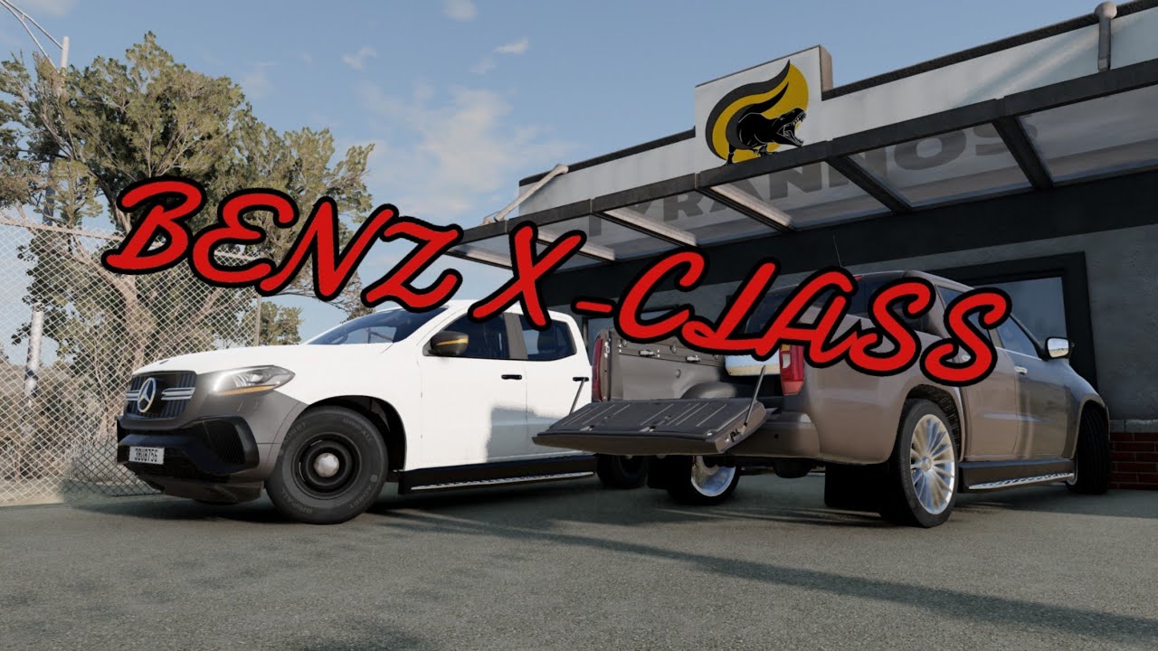 Beamng BENZ X-CLASS show case( free download) - YouTube