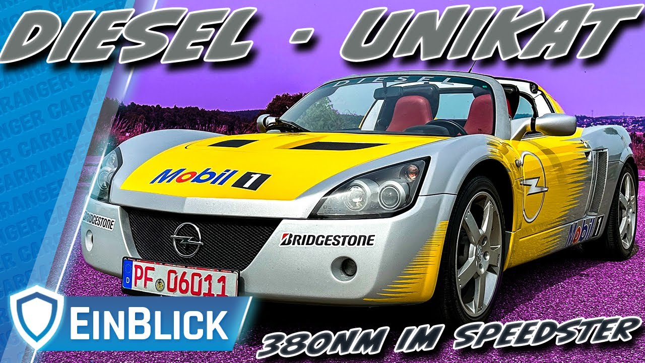 DIESEL im Speedster? Opel Speedster 2.2 DTI (2001) - Passt ein Diesel ...