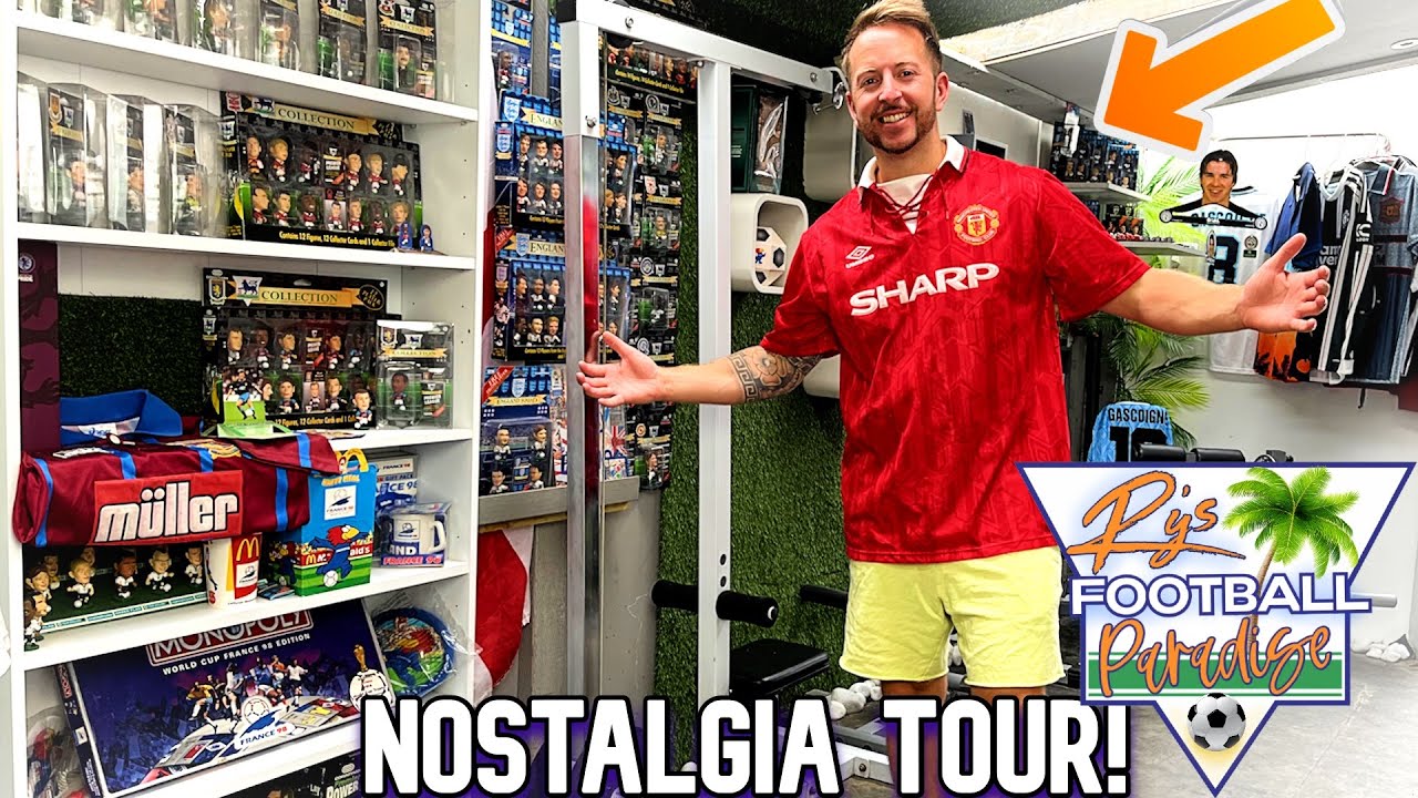 My FOOTBALL PARADISE - ManCave Home Gym & 90s Footy Nostalgia TOUR ...