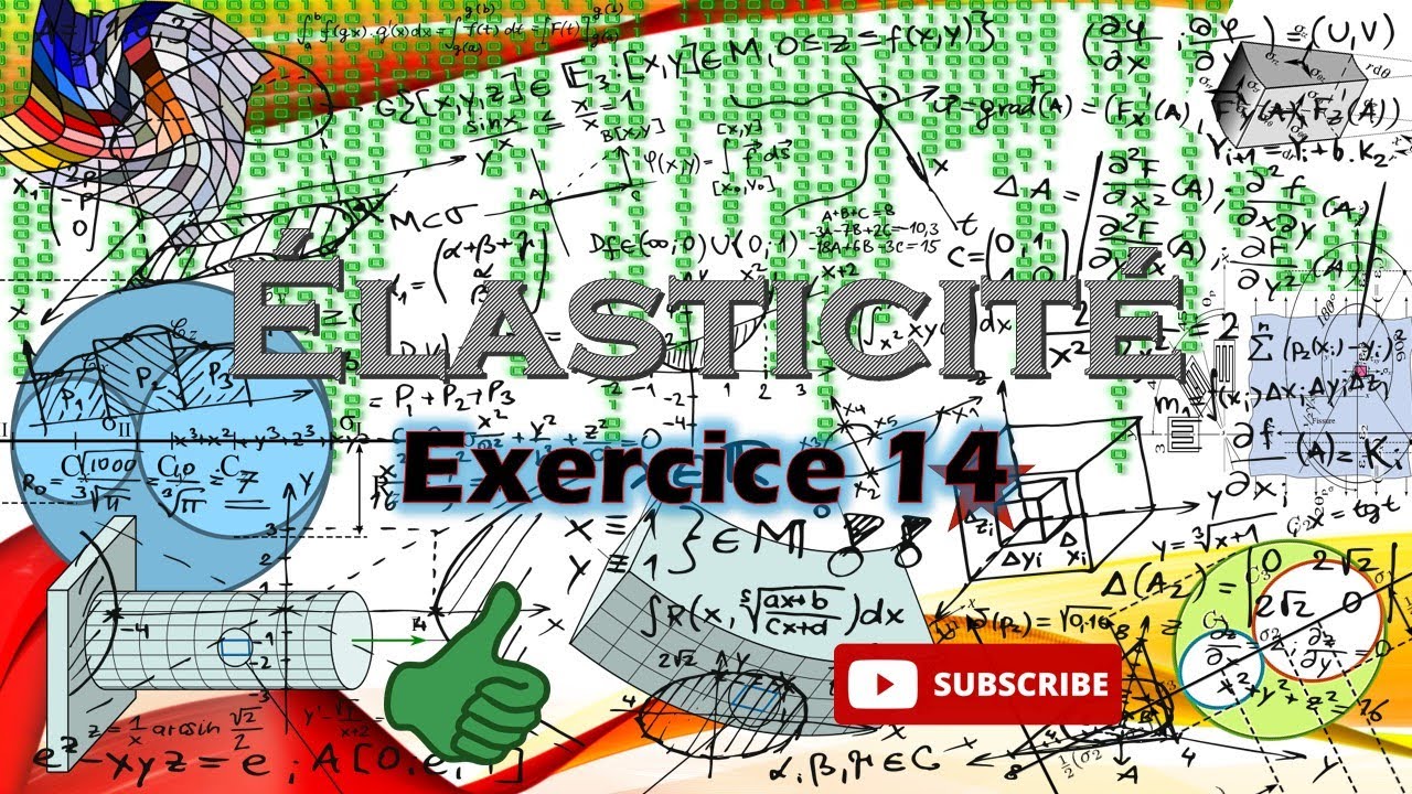 Elasticité exercice 14 - YouTube