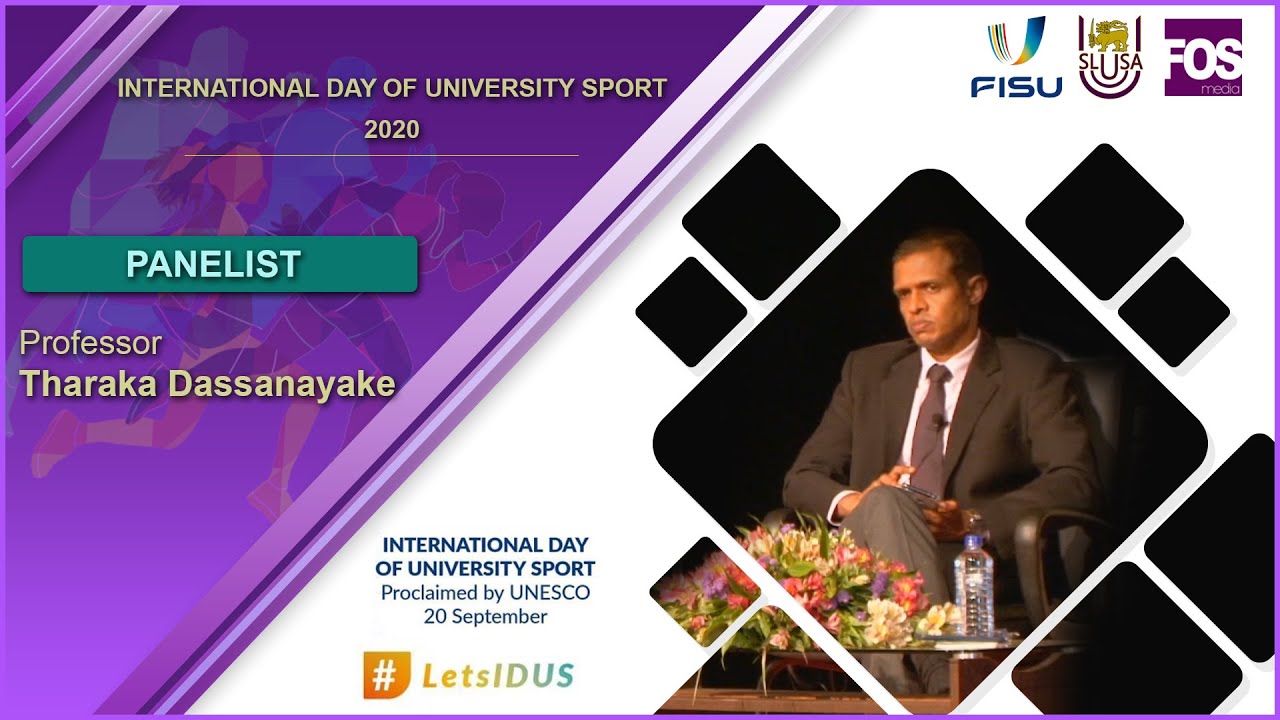 IDUS 2020 | Career Transition as a University Athlete - Prof. Tharaka Dassanayake - YouTube