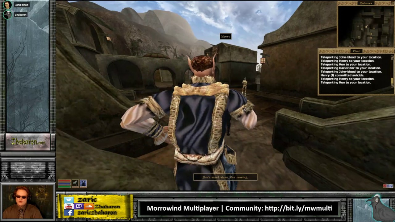 Morrowind Multiplayer Test 0.6.0 | Part 2 | TES3MP Group Play - YouTube