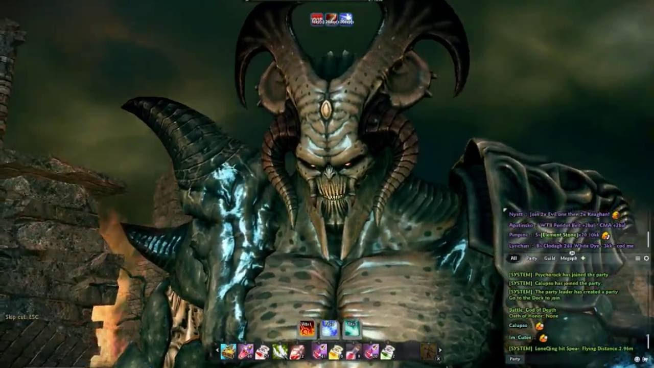 Vindictus Crom Cruach The God of Death - YouTube