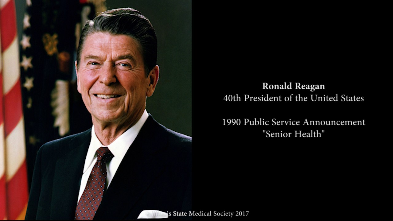 1990 Senior Health PSA | President Ronald Reagan | ISMS - YouTube