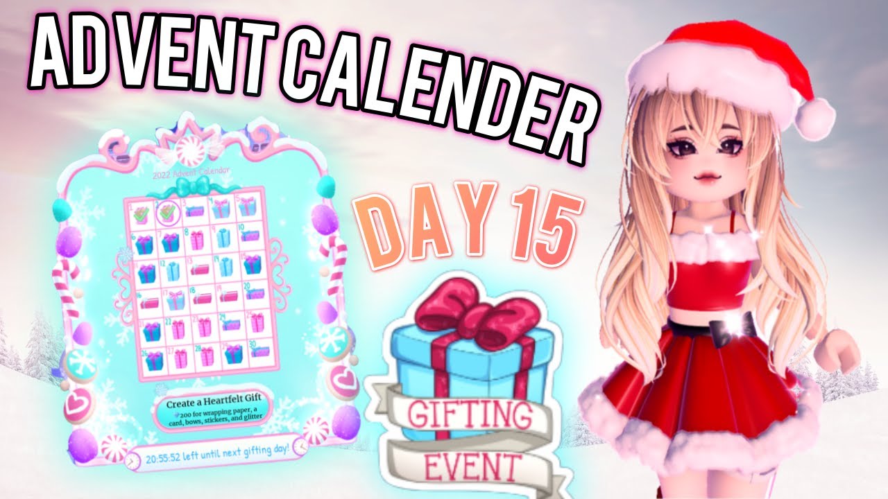 Day 15 어드벤트 캘린더 🎄 로블록스 로얄하이 크리스마스 2022 어드벤트 캘린더 15일차 선물상자 얻는법 코코맘코코 Youtube