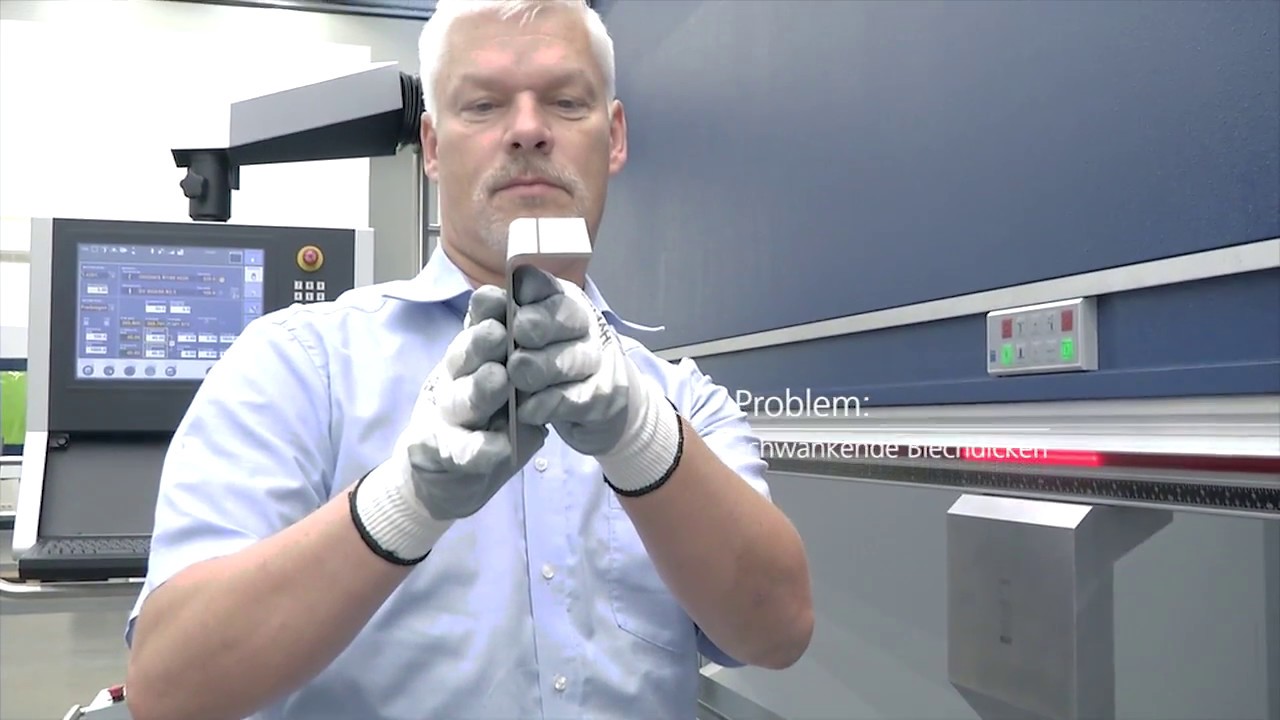 TRUMPF Biegen: TruBend - Thickness Controlled Bending (TCB) - YouTube