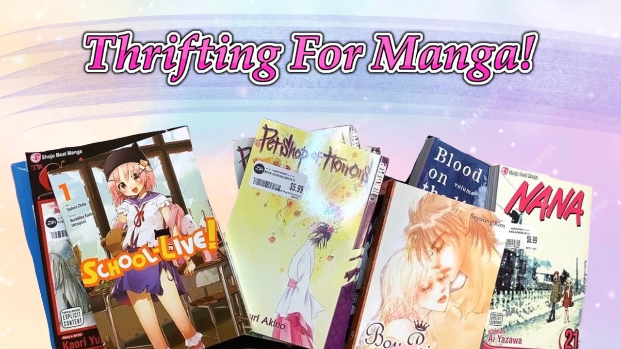 Thrift Store Used Manga Finds 🤑So Cheap & Rare Finds (Reupload) - YouTube