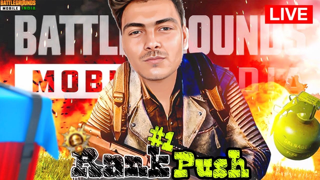 🔥BGMI RANK PUSH TO TOP 5 CONQUEROR LEADERBOARD RANKING😍 | BGMI LIVE ...