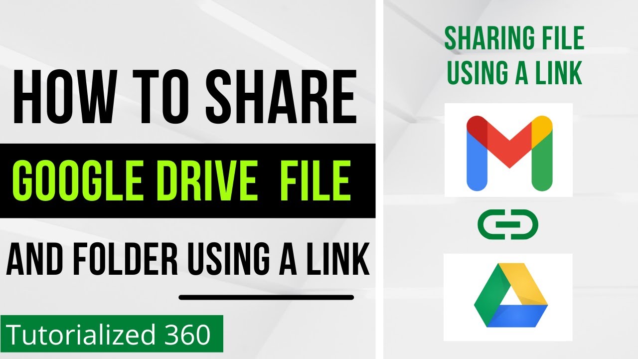 How to Share Google Drive and File using a Link | Securely Share File ...