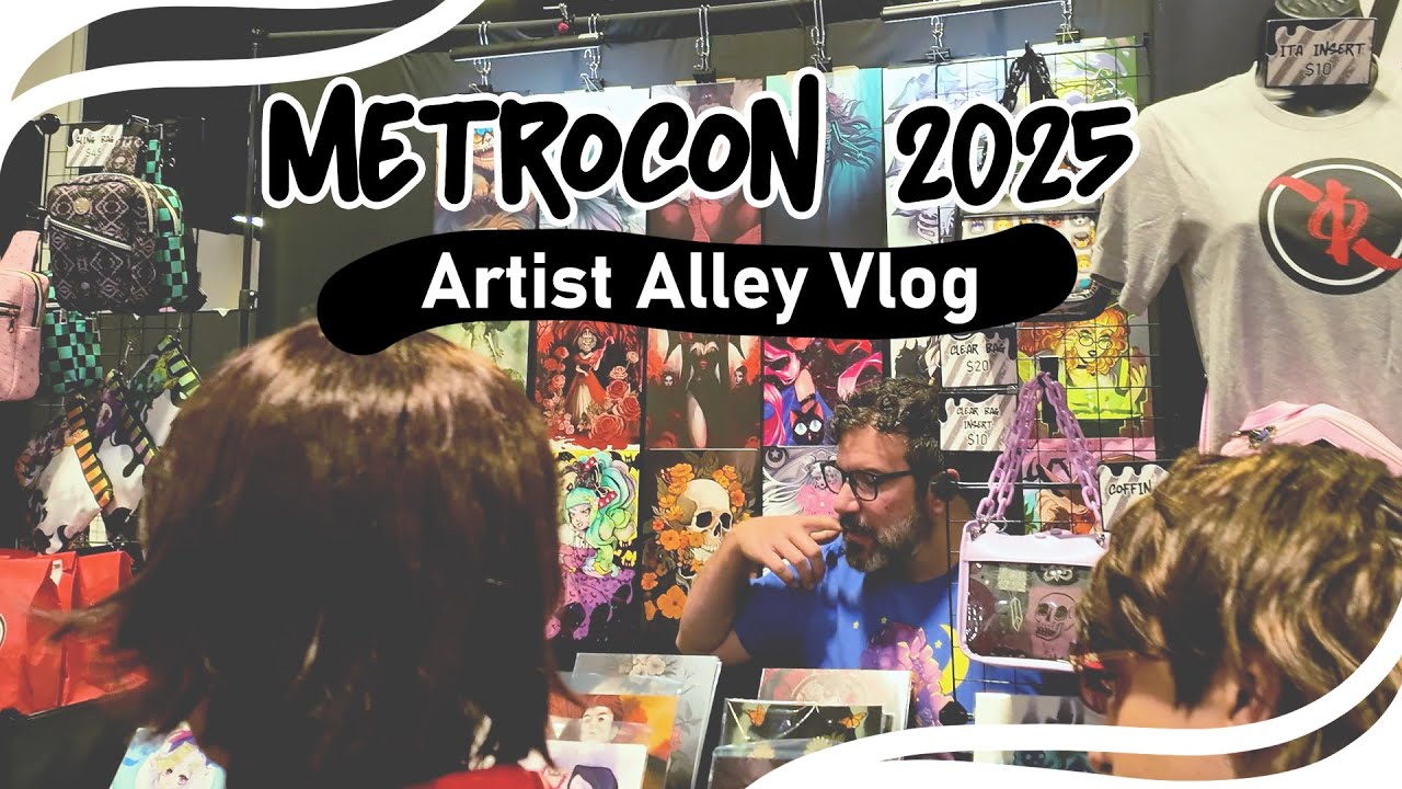 Metrocon 2025 Artist Alley Convention Vlog #anime #convention #vlog # ...