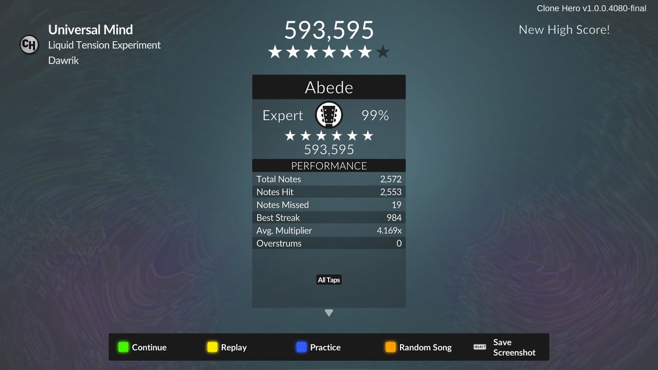 Liquid Tension Experiment - Universal Mind (YYZ) || Clone Hero Gameplay ...