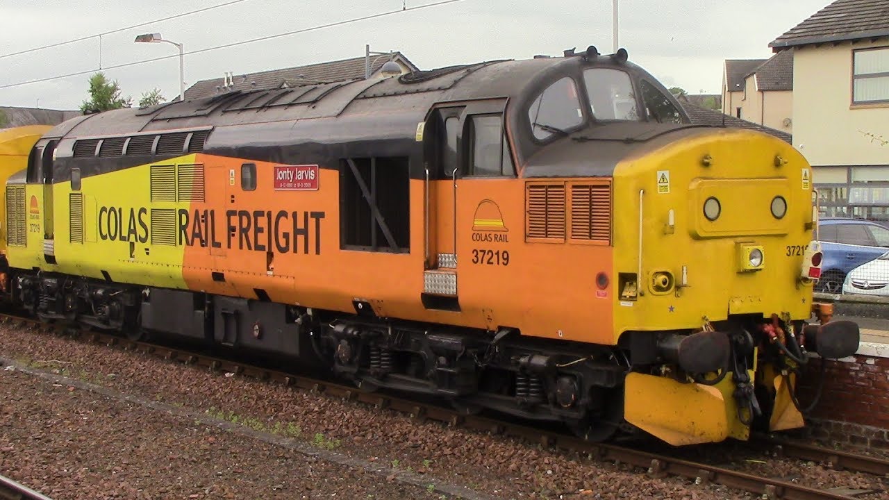 Colas Rail locos in Scotland compilation from January to October 2017 ...