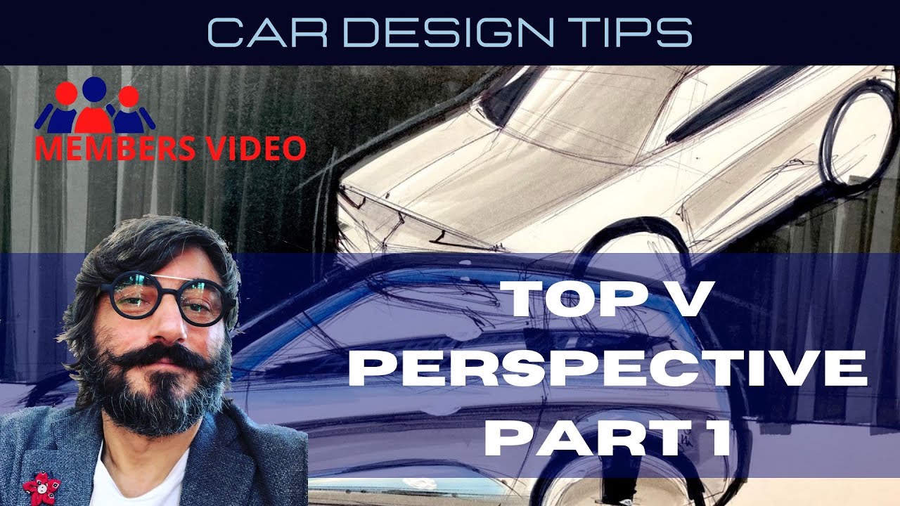 How to Draw Cars: Top V Perspective Part 1 Luciano Bove - YouTube