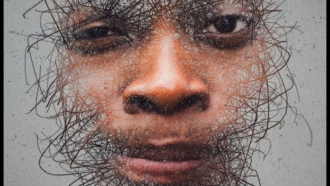 Chaotic Lines Photo Effect | Photoshop tutorial | photoshop tutorial ...
