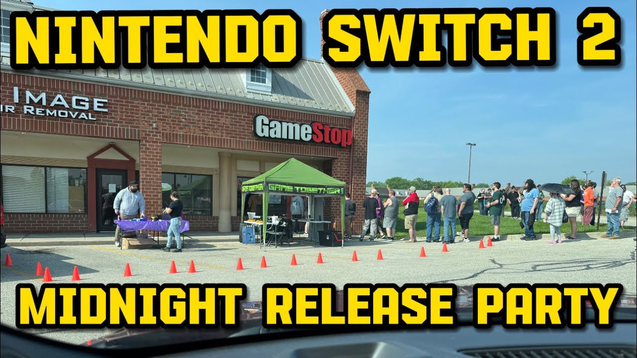 Nintendo Switch 2 Midnight Release Party! - YouTube