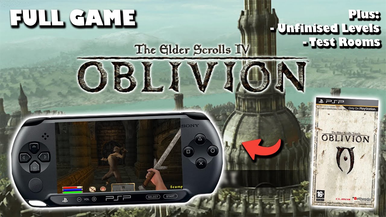 The Elder Scrolls Travels: Oblivion (PSP Longplay, FULL GAME, No ...