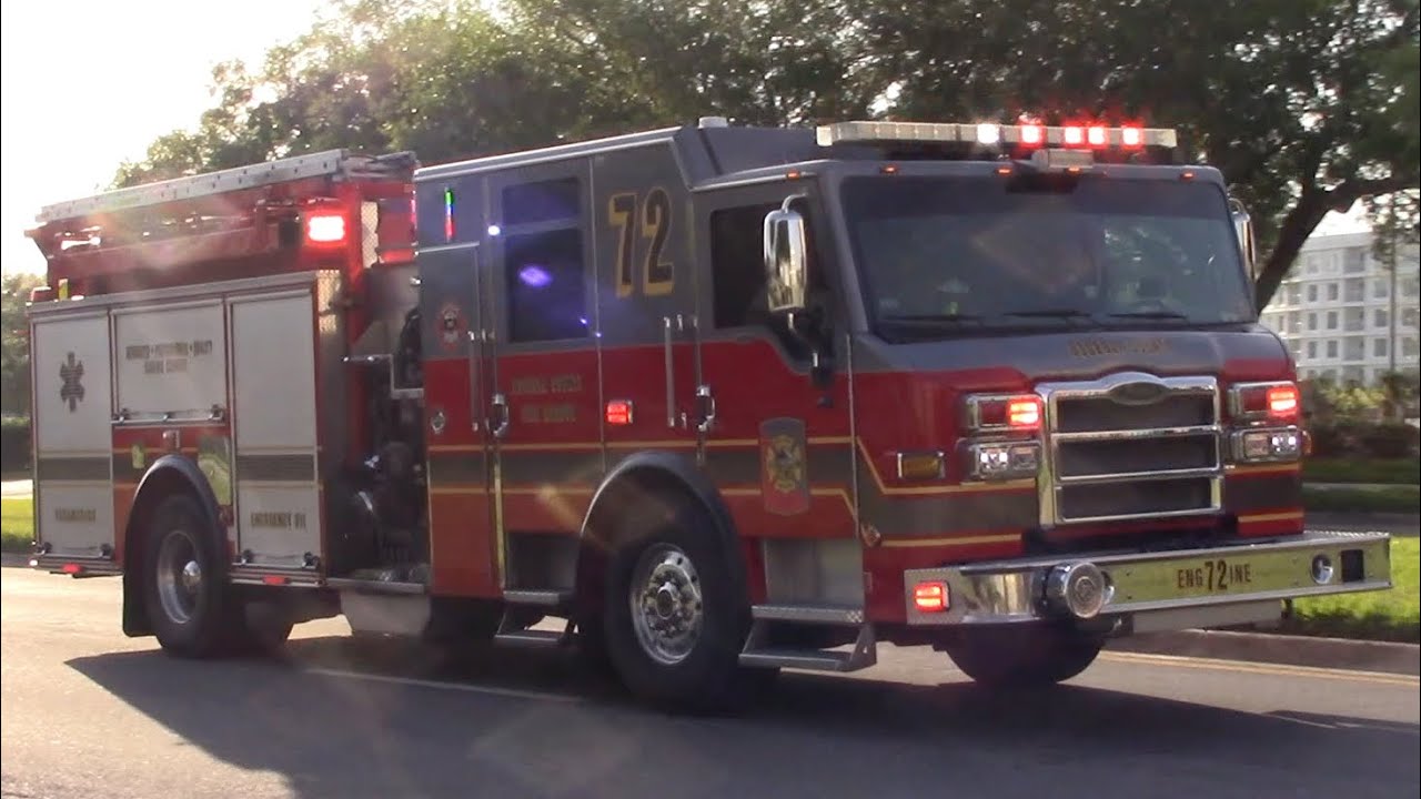 Osceola County Fire Rescue Engine 72 Responding 3-31-24 - YouTube