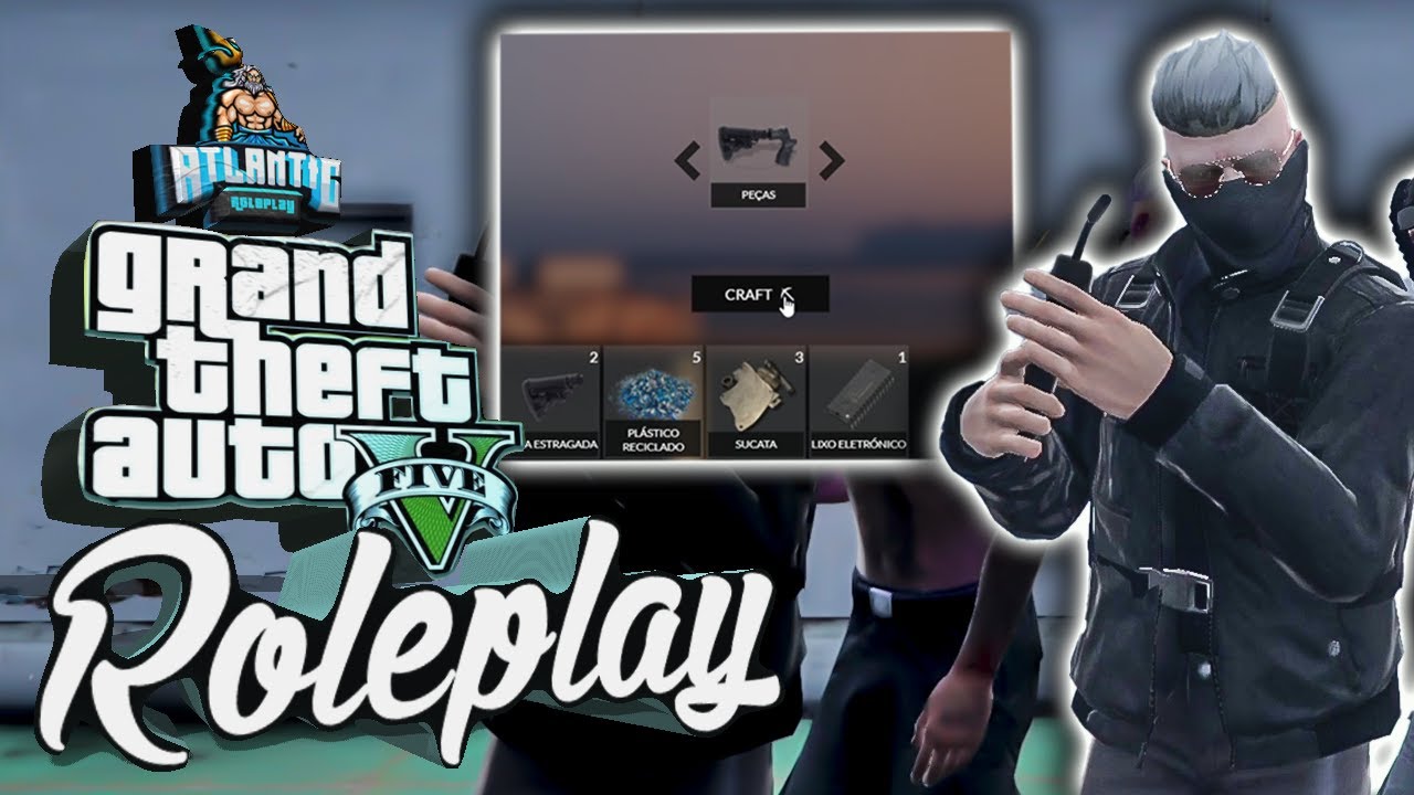 GTA RP #31 - Como fazer PEÇAS com PLÁSTICO RECICLADO na cidade ATLANTIC ...