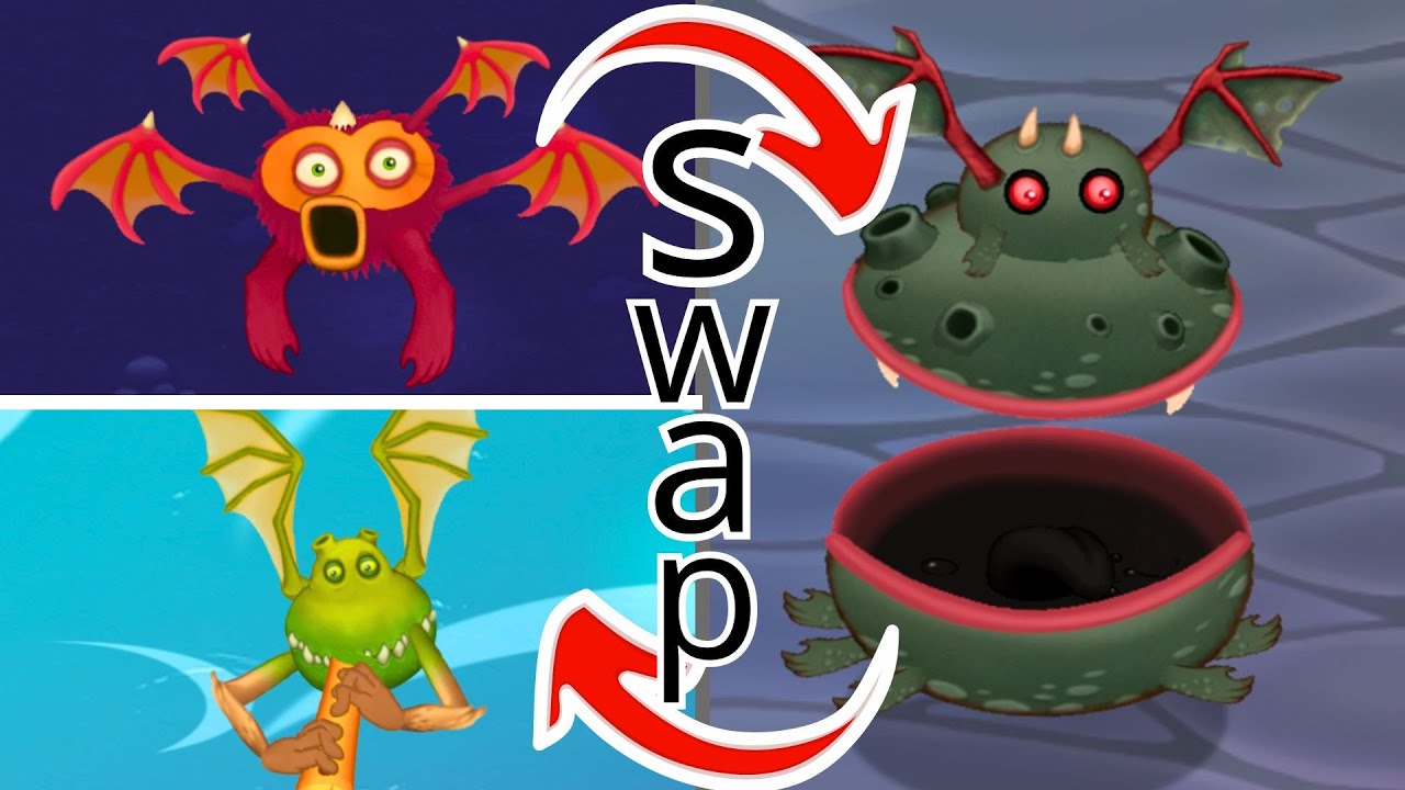 Monster Swap-Up: Transforming My Singing Monsters! - YouTube