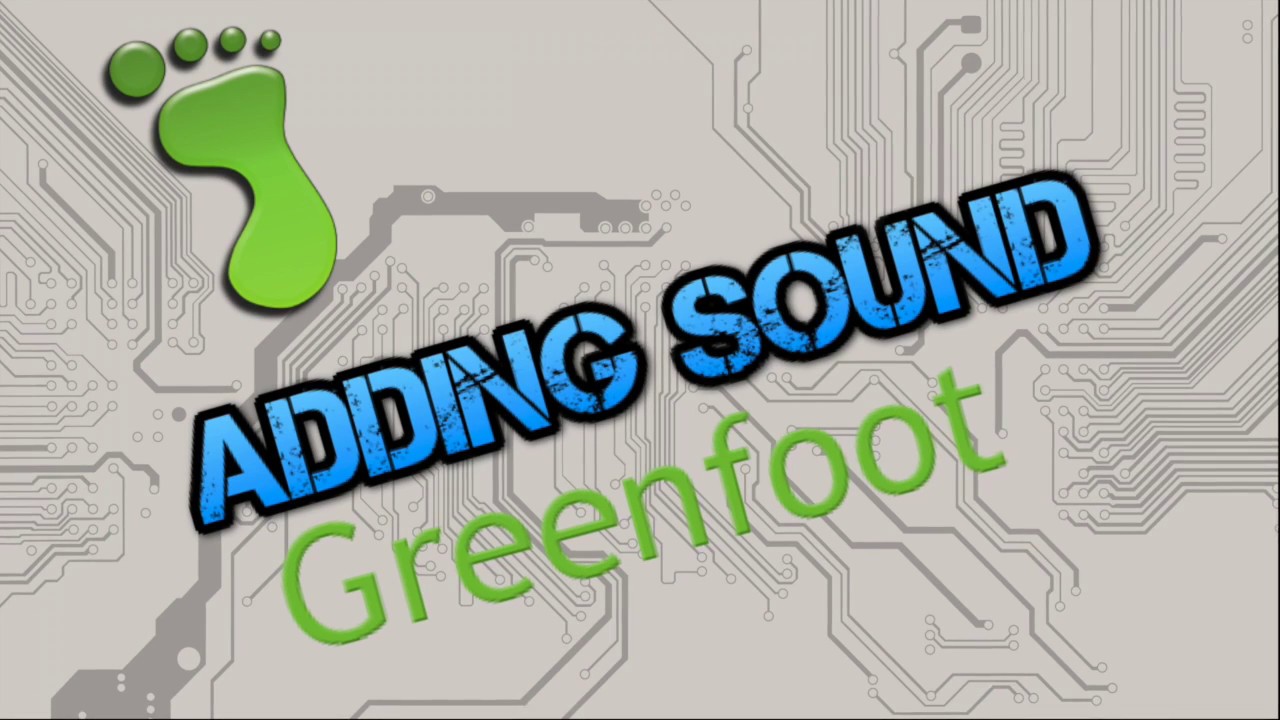 Greenfoot On-Screen Test Part 5 - Adding Sound - YouTube