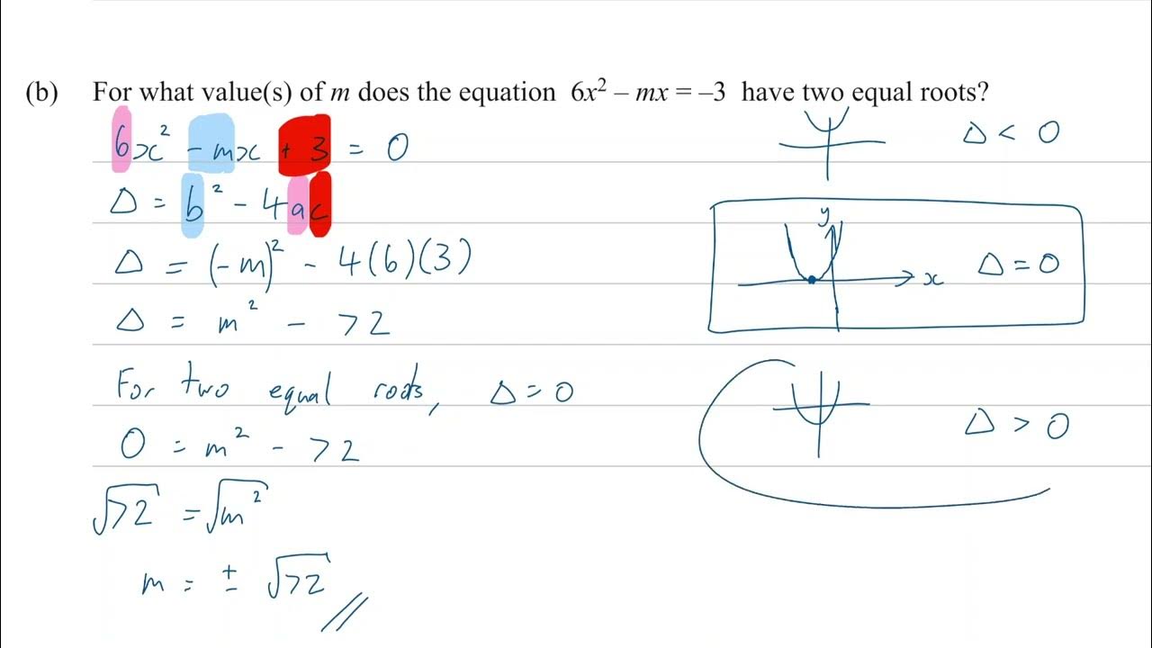 NCEA L2 Algebra 2017 Past Exam - Question 3b - YouTube