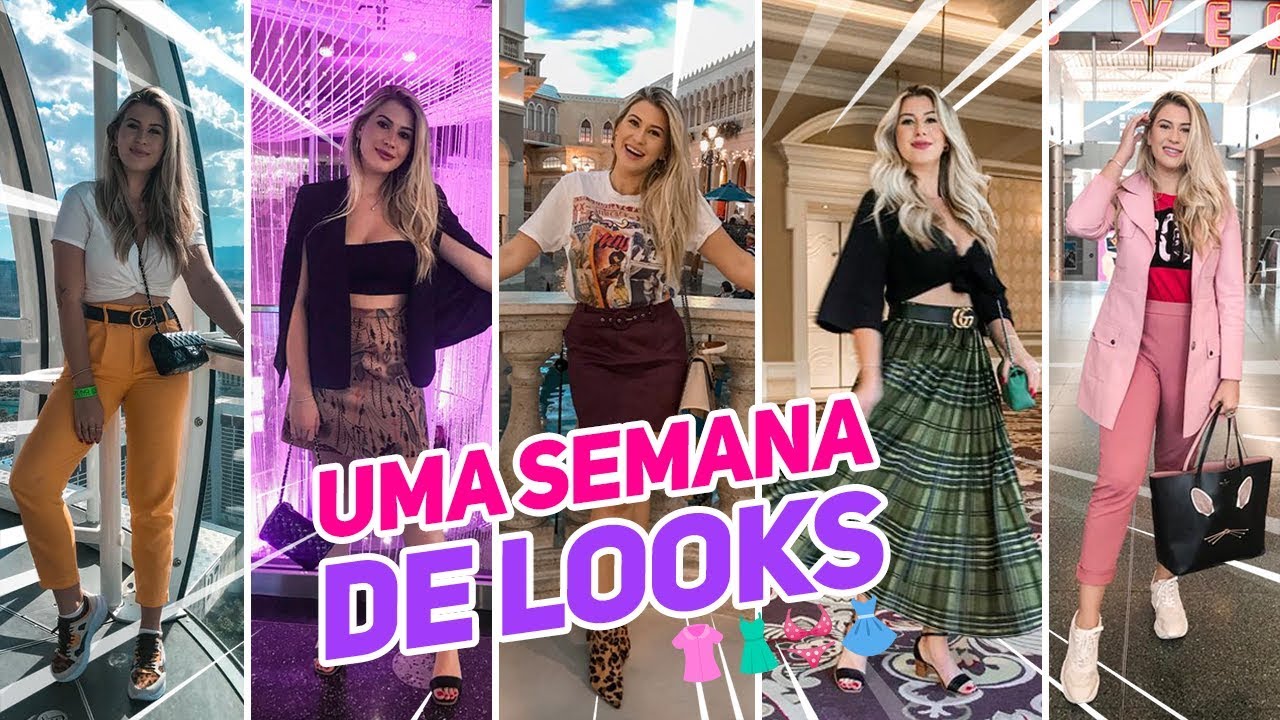 MEUS LOOKS REAIS em Las Vegas - YouTube