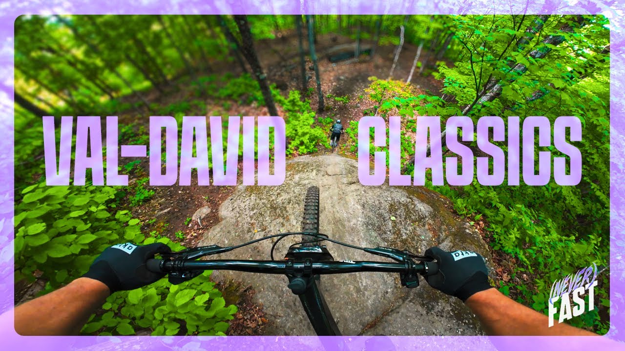 La plus longue slab de Val-David + Shaky Legs | Laurentides MTB - YouTube