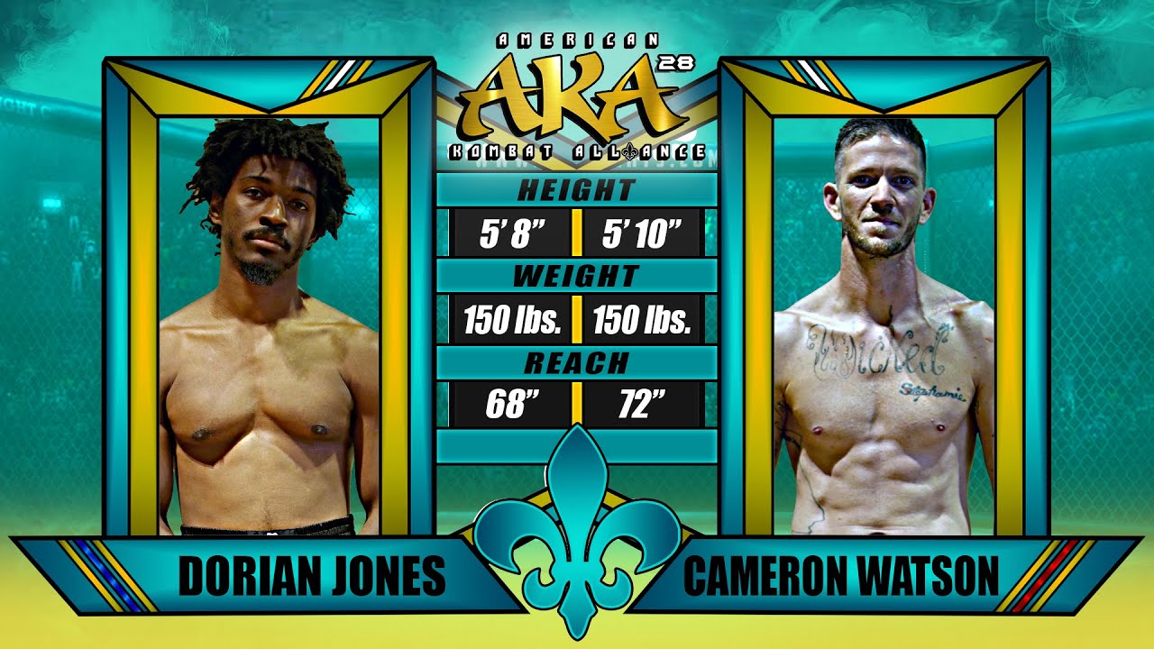 AKA 28 Bout 4 Dorian Jones vs Cameron Watson - YouTube