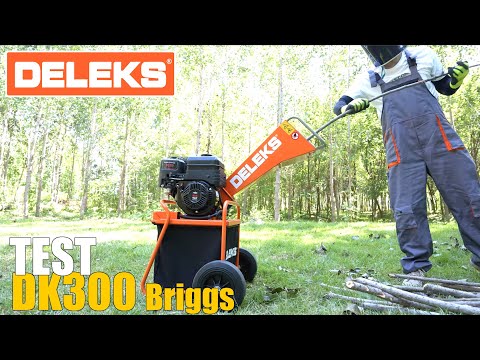 Biotrituratore DELEKS® DK 300 Briggs in azione - YouTube