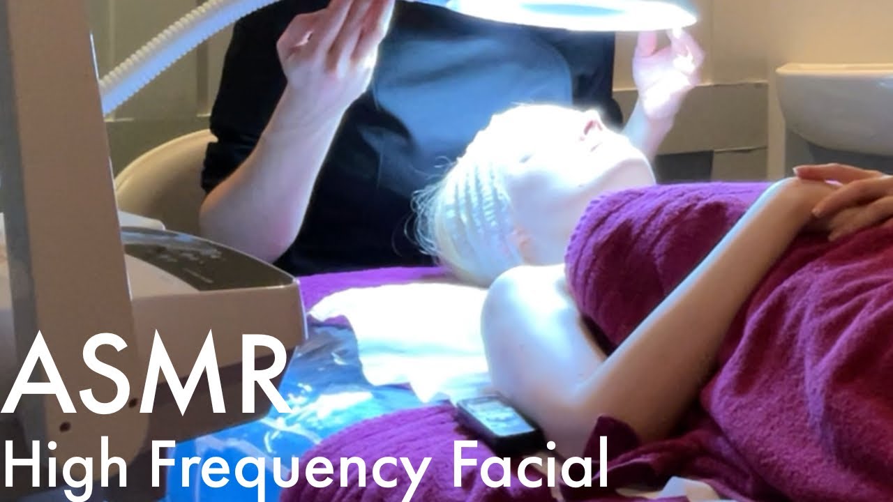 Electrical Current Facial (Real ASMR, High-Frequency Facial ...