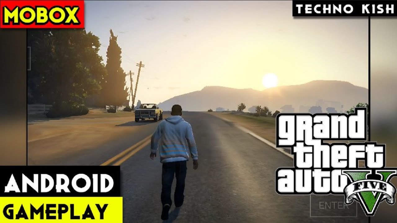 Grand Theft Auto 5 Android Mobox (Windows Emulator) Wine 9.1 Gameplay ...
