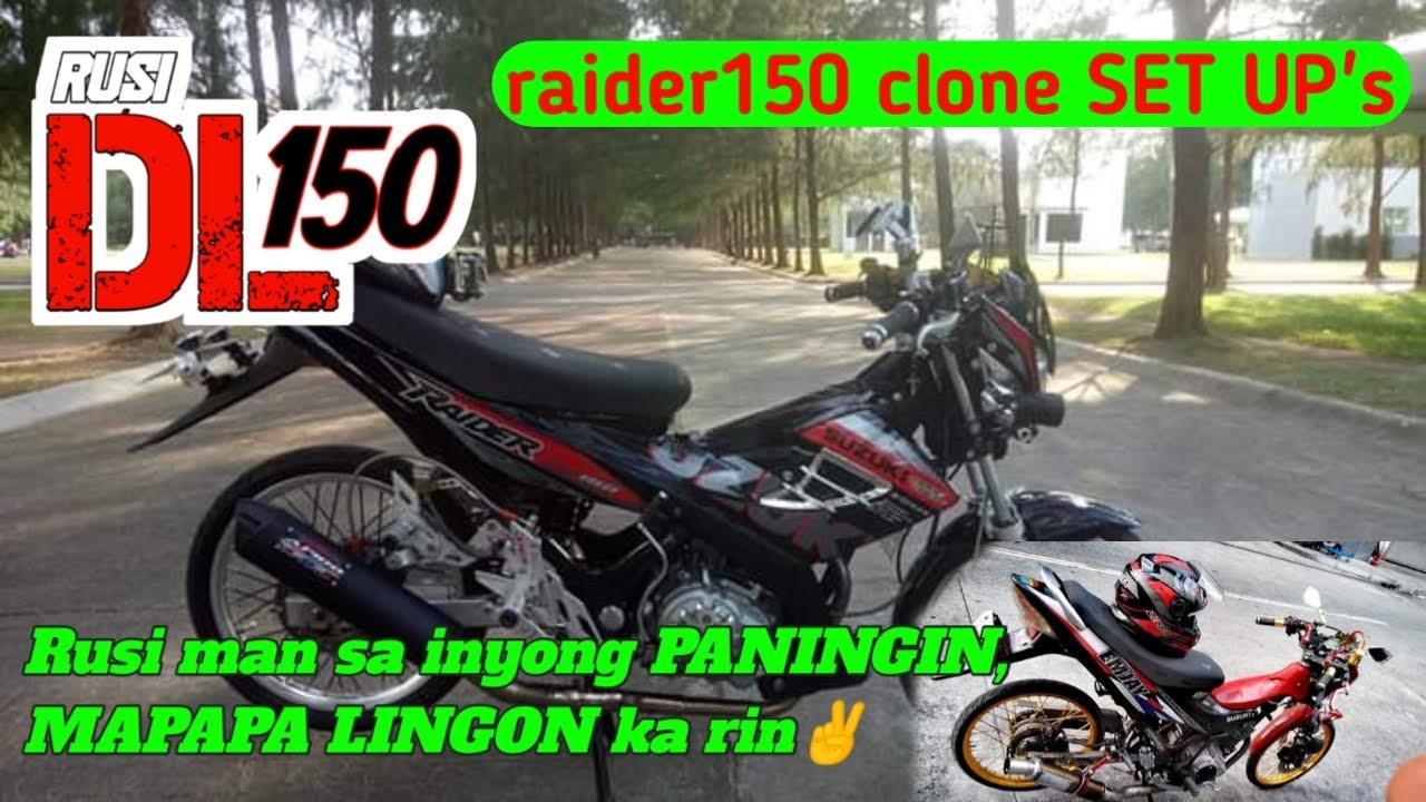 rusi DL150 set up || raider150 clone set-up || PART 1 - YouTube