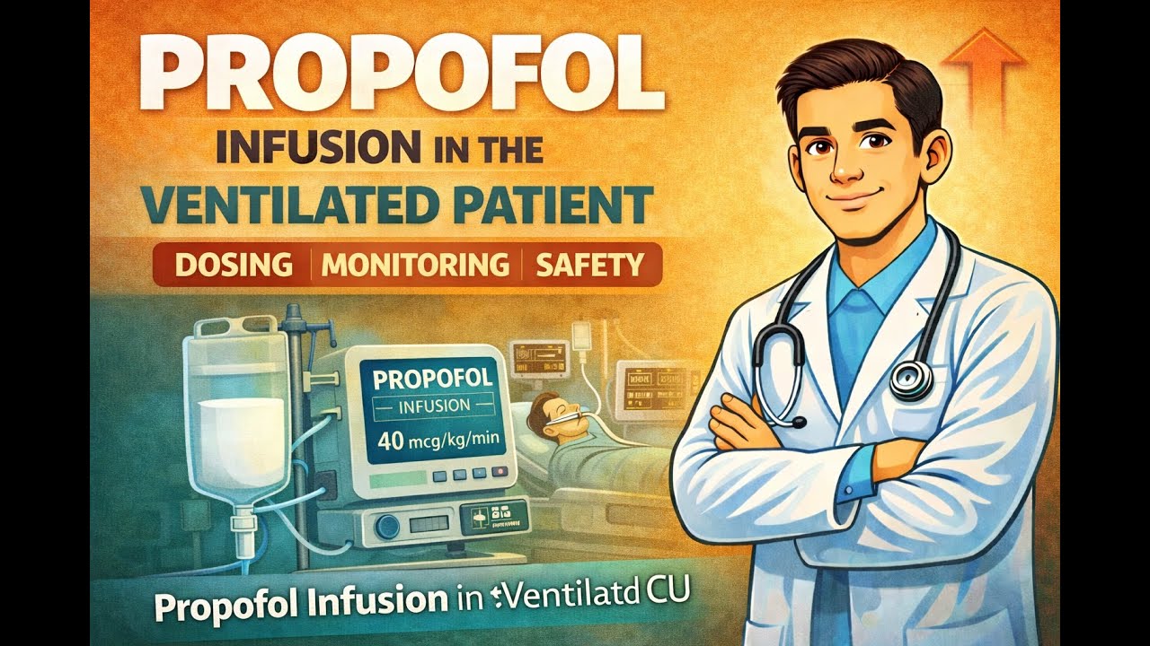 Propofol Infusion in the Ventilated Patient - Dosing, Monitoring, and ...