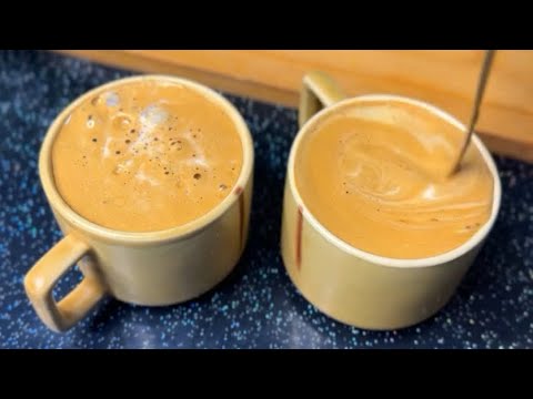 Cappuccino Coffee Recipe in 1 minute | Ghar Par Banaein Café jaisi ...