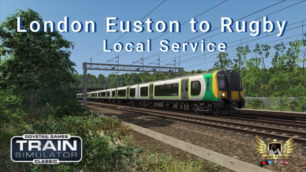 (TSC) London Euston to Rugby- Stopping Service - YouTube