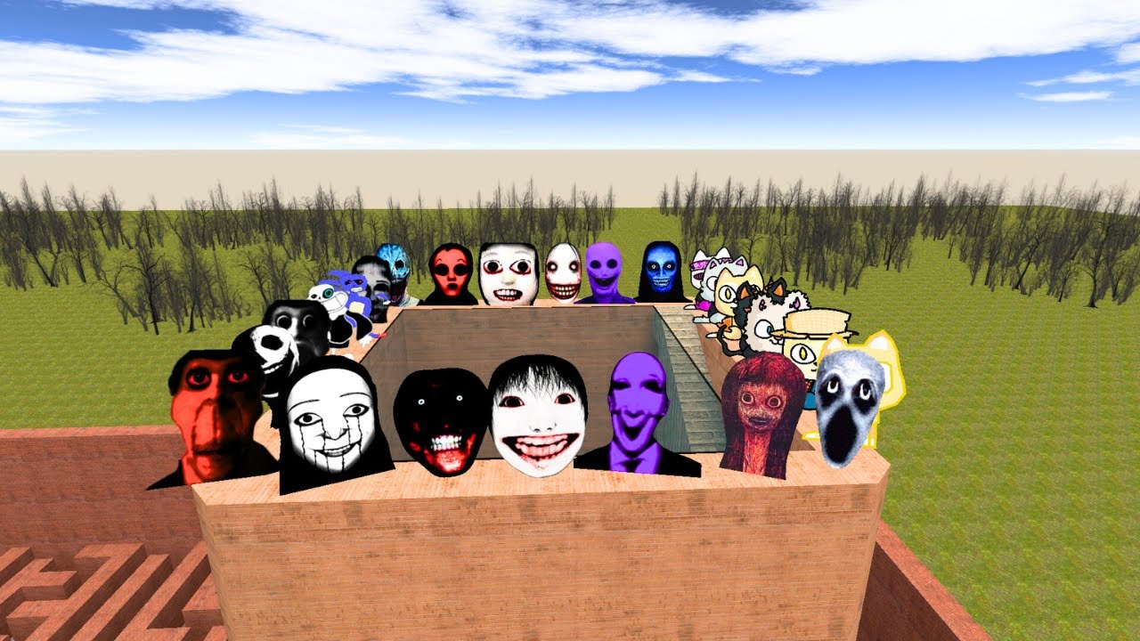 SURVIVING ULTIMATE NEXTBOTS 😨 | GMod Big Maze Sandbox | GameX HD - YouTube