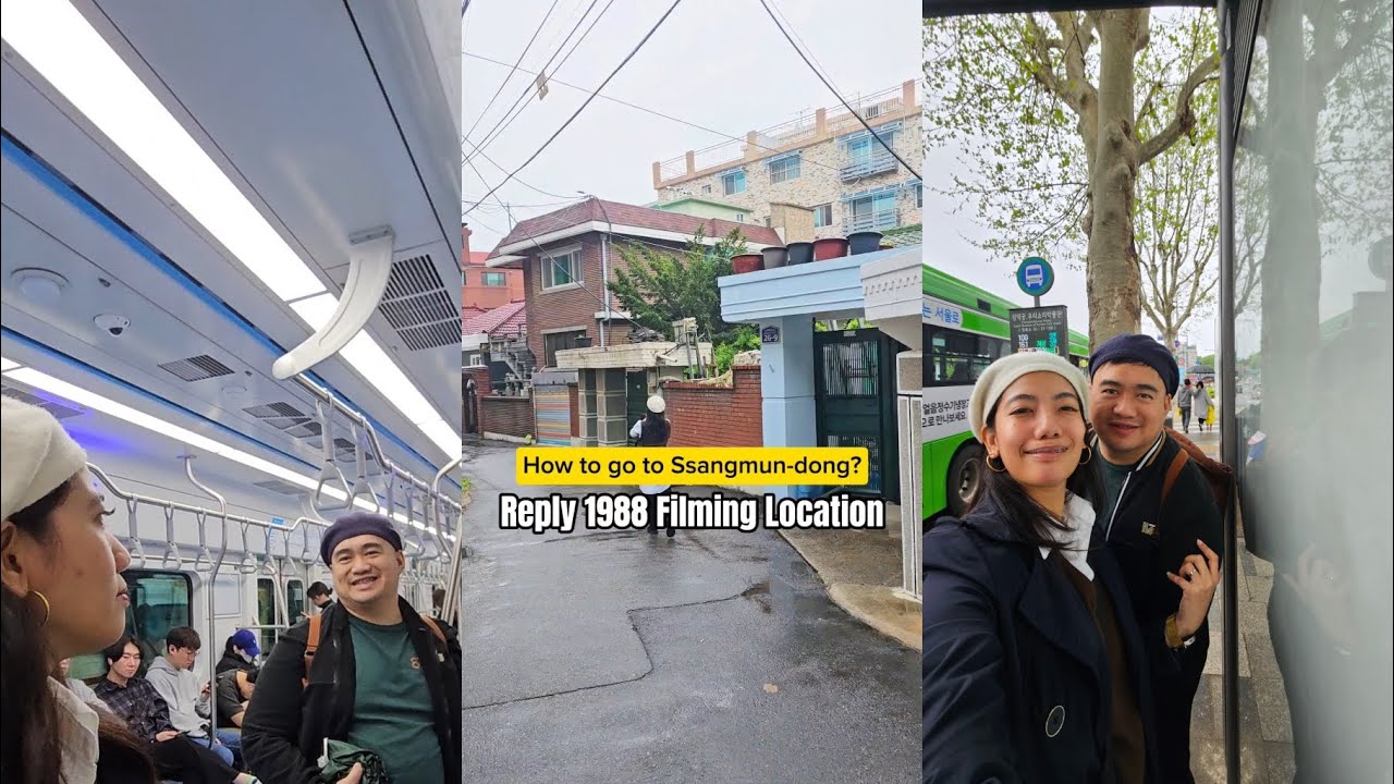 Commute in South Korea Vlog | How to go to Ssangmun-dong - Reply 1988 ...