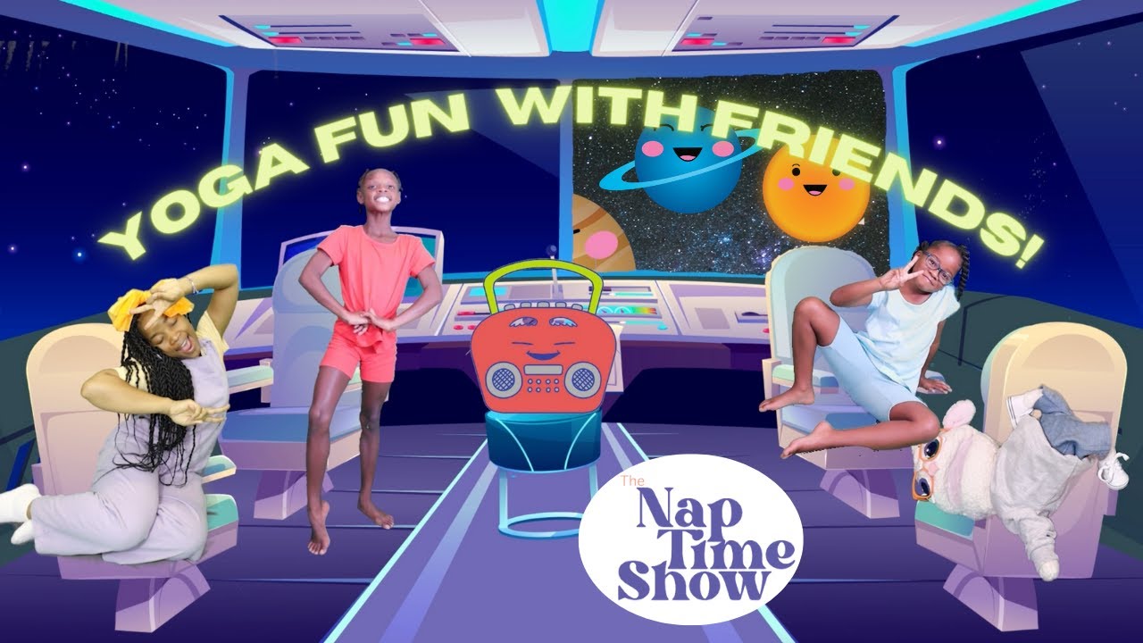 Yoga IN A SPACESHIP?! YES, PLEASE! | Fun Spaced-Themed Yoga Routine for ...