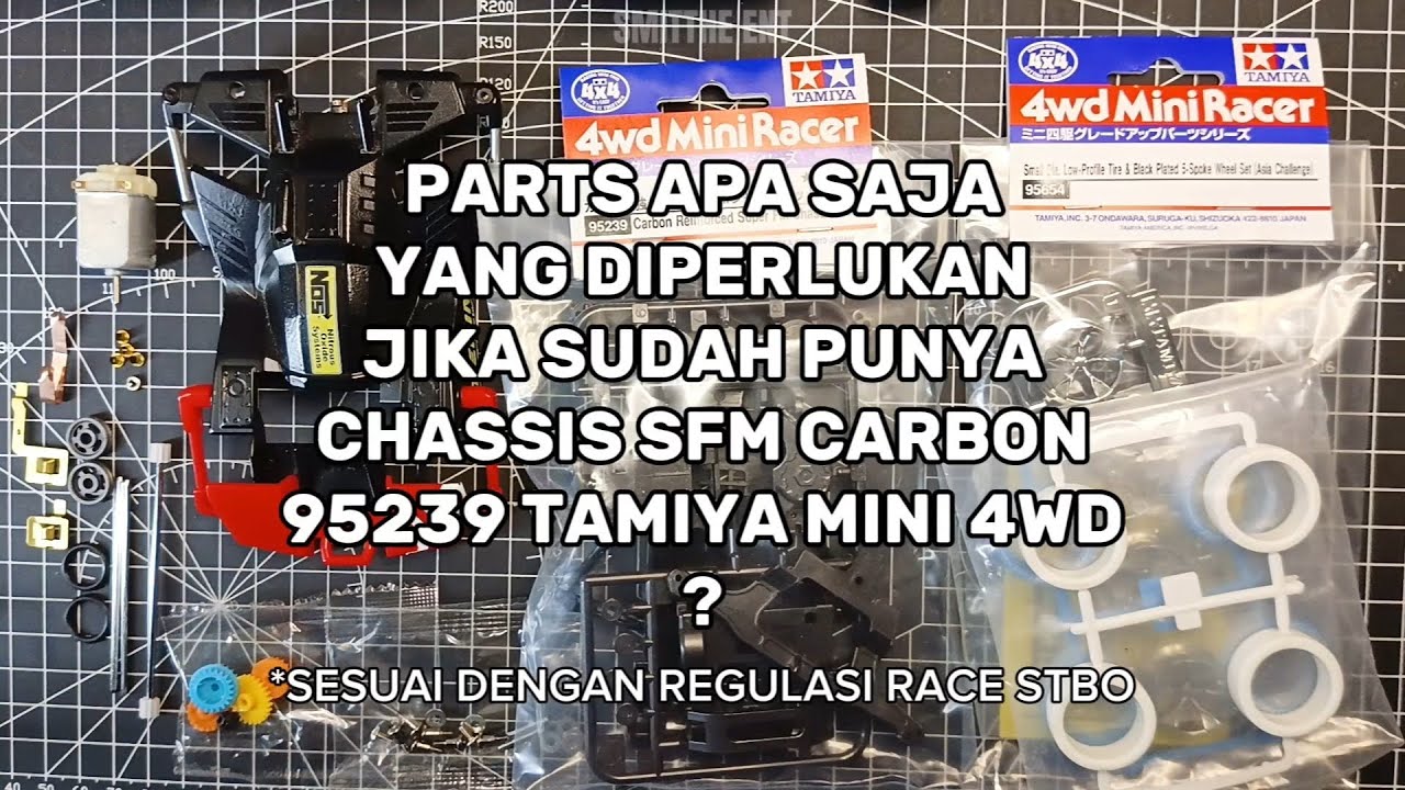 Parts yang diperlukan untuk rakit chassis SFM Carbon 95239 sesuai ...