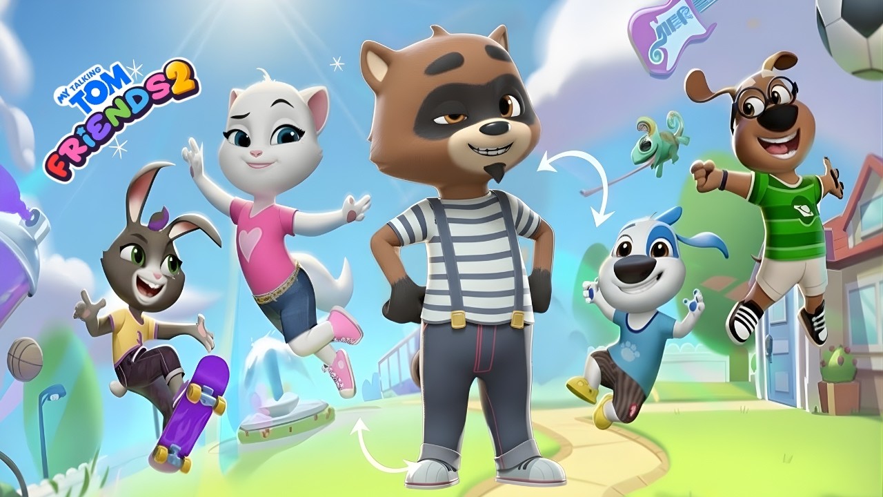 RAKOONZ Takes Over?! 😱 | My Talking Tom Friends 2 Gameplay - YouTube